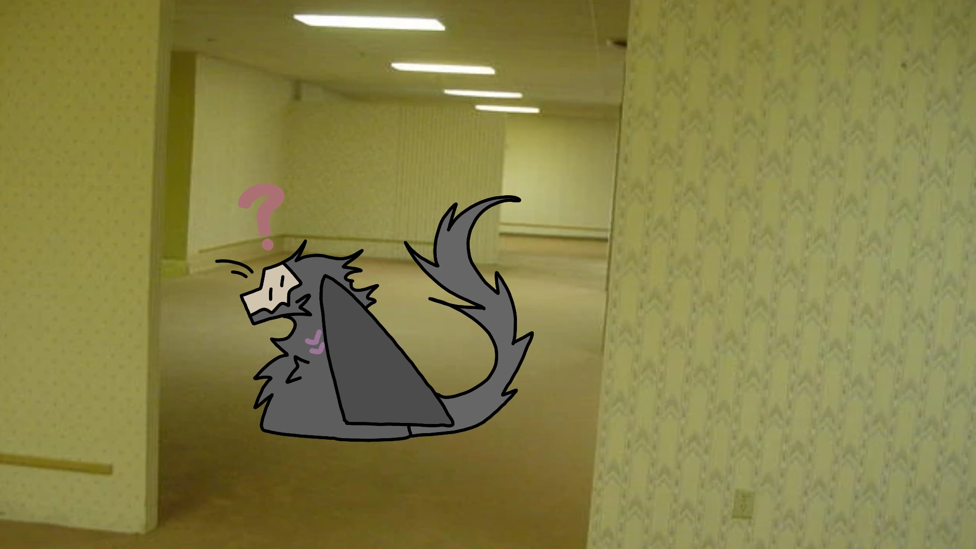 drawing my jot oc in backrooms for 10 days !!! ( one per day ) any ...