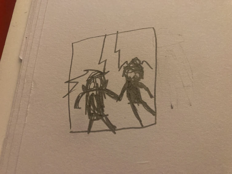 What scene of hfj one do you want me to draw with my 3 human designs ...