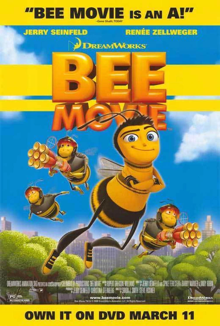 Can somebody post the Bee Movie poster image | Fandom