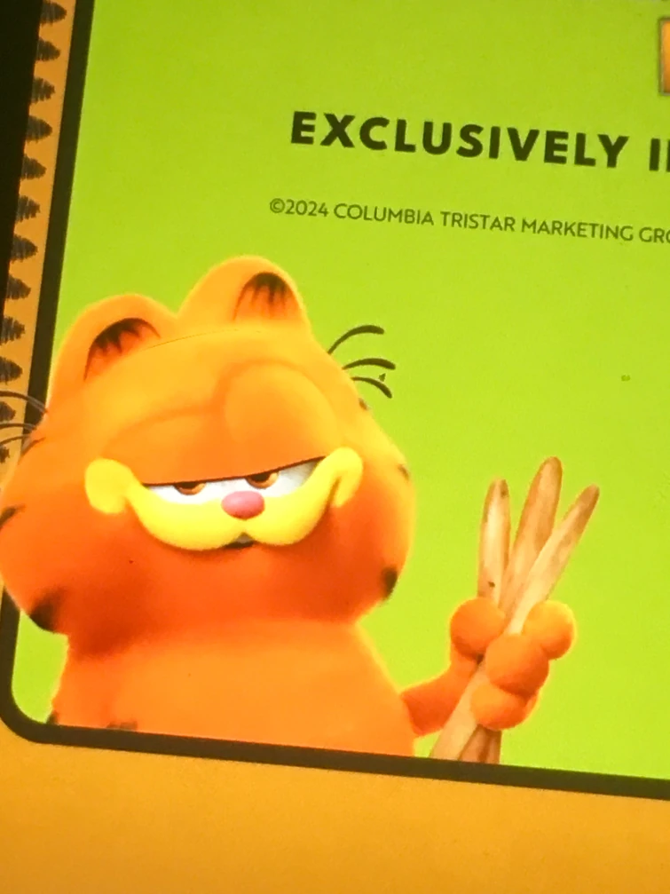 Garfield with breadsticks | Fandom