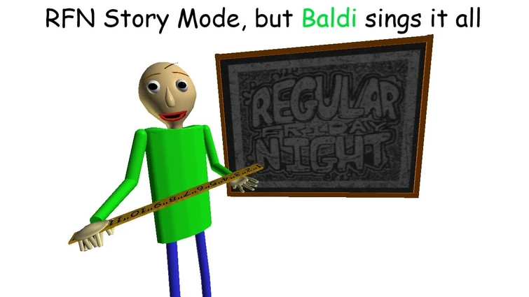 Regular Friday Night Story Mode, but Baldi sings it - FNF Cover | Fandom
