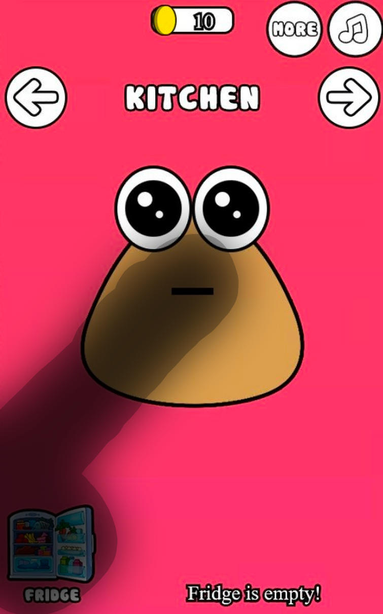 yoo im bout to test out this new pou feature, this massive black shadow ...