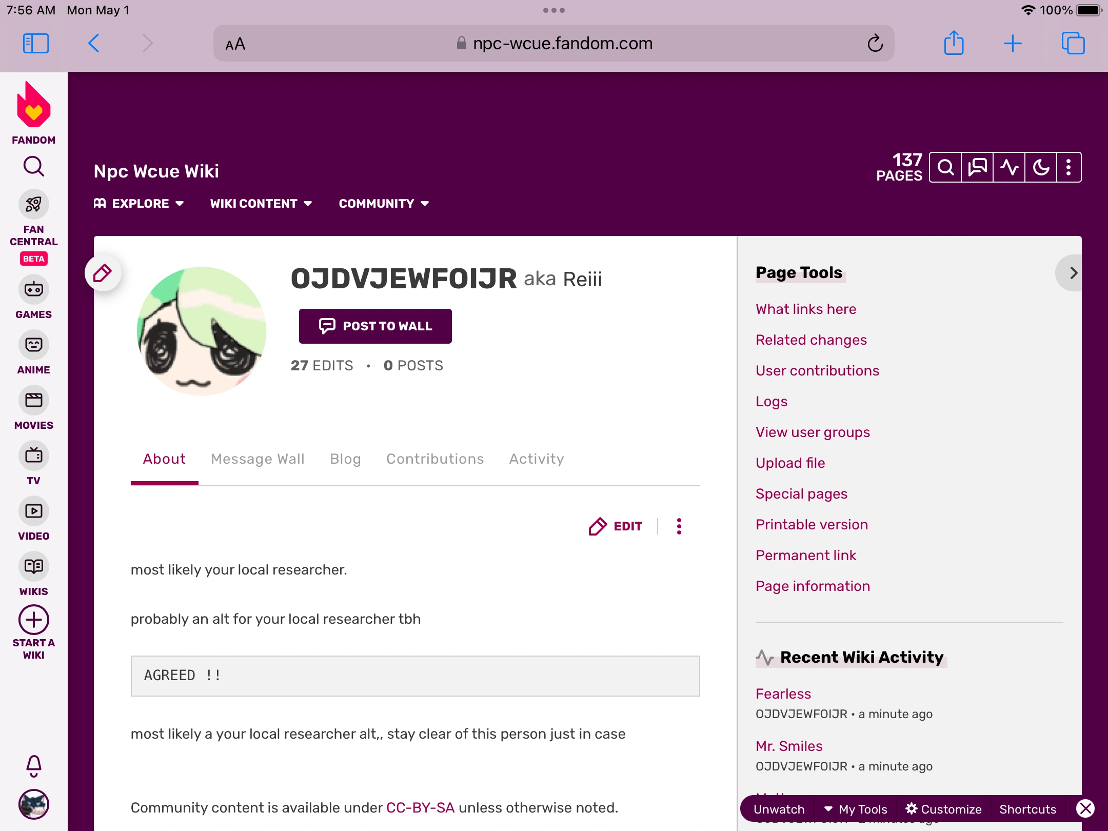 THIS IS THE PERSON HACKING THE WIKI BTW | Fandom