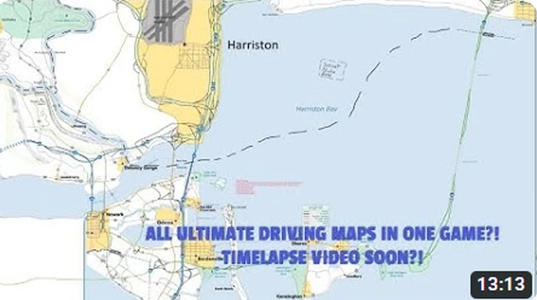 Biggest up to date Ultimate Driving minimap like you have never seen it ...