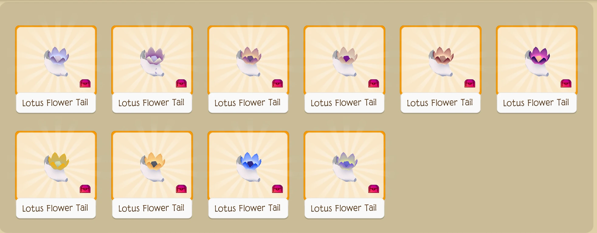 LF Party Lotus Flower Tails | Fandom