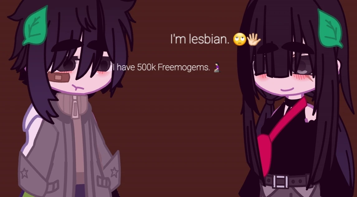 Ah yes, Lesbian emo girl and Guy who have 500k Freemogems for Hu tao. 🧎 ...