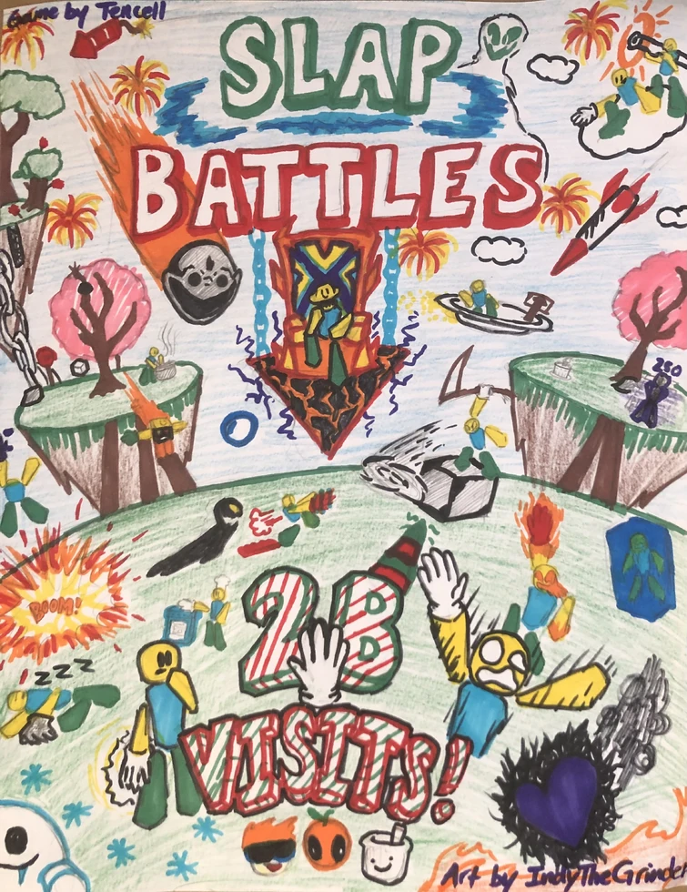 Slap Battles 2B Visits Art (finished!) | Fandom