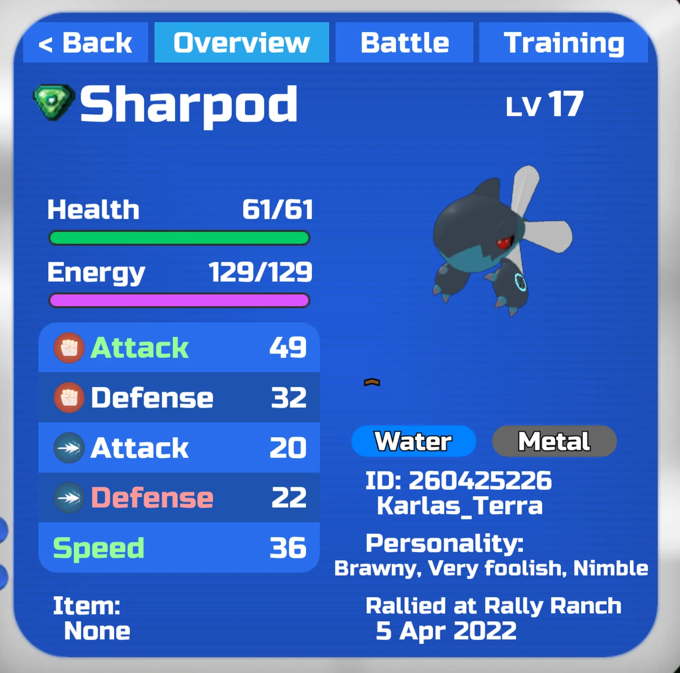 Should I keep training this lil guy? ( Sharpod ) | Fandom