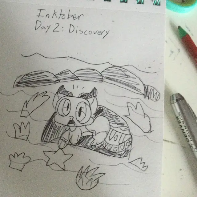 Inktober day 2: Discovery | Fandom