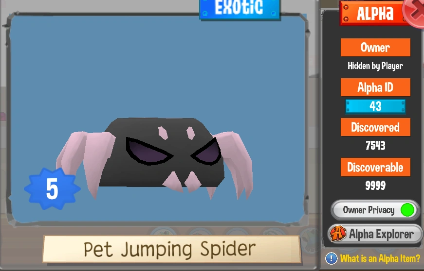 what would my pure alpha spider be worth? | Fandom