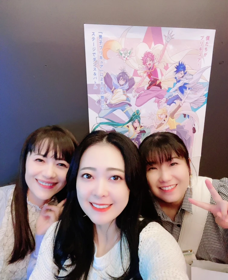The PreCure cast also went to see Dancing Star PreCure (at their own ...