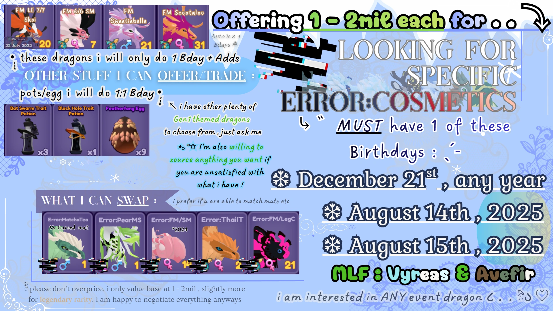 lf specific accessories !! | Fandom