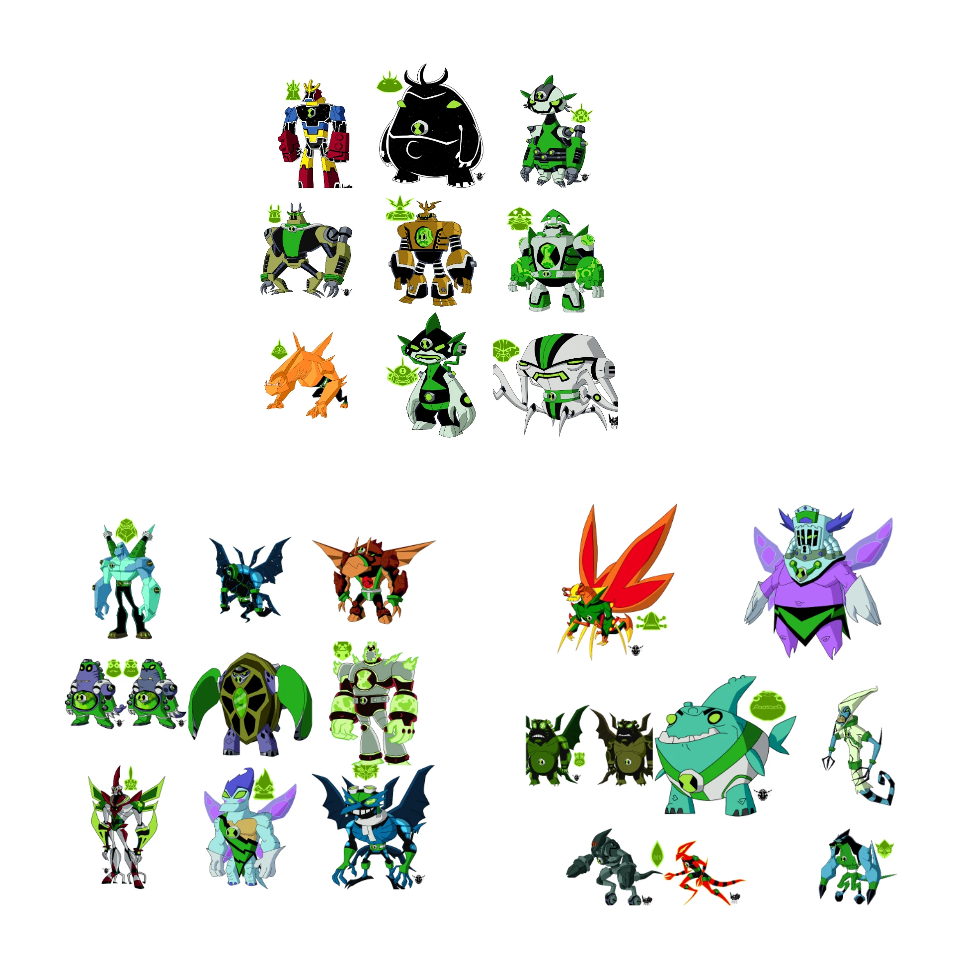 Esta es la lista conceptual del biomnitrix | Fandom