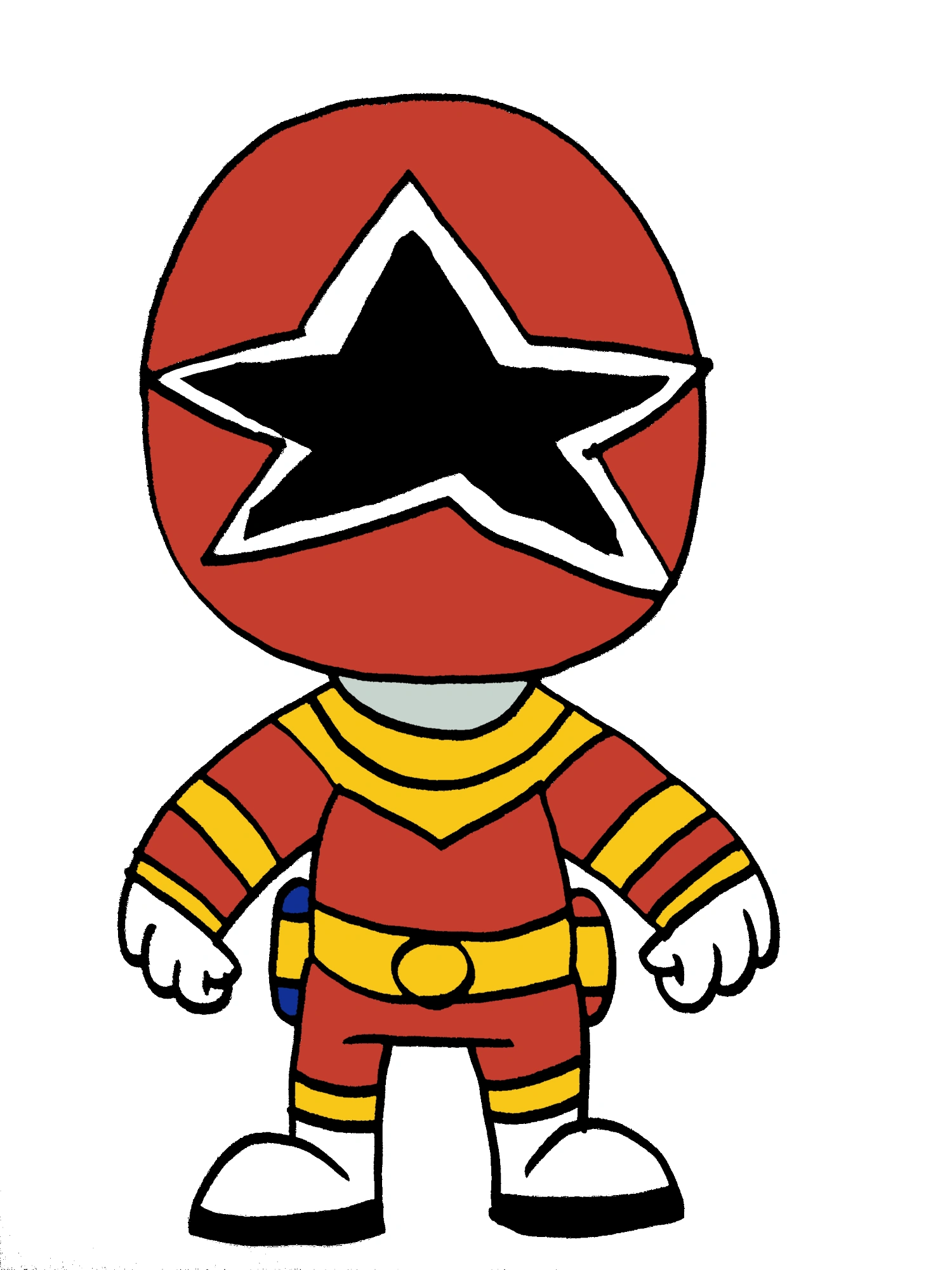 My drawing of Red Zeo Ranger | Fandom