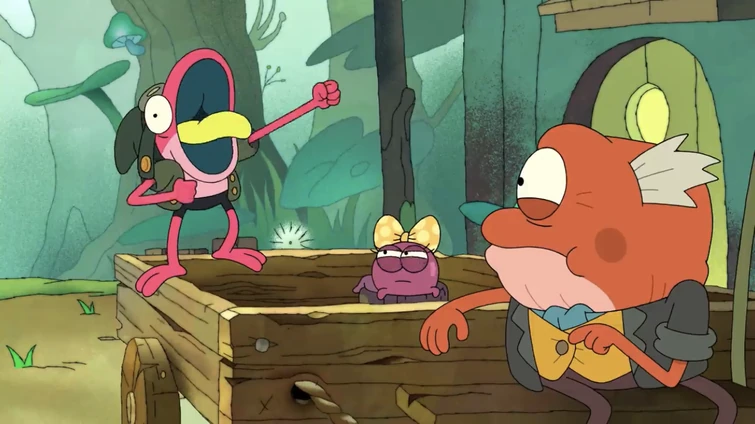 I love the way sprig’s mouth is animated whenever he yells or screams ...