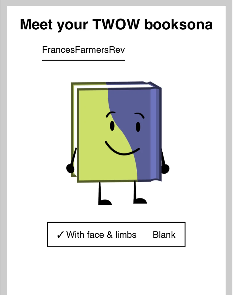 I finally made my booksona | Fandom