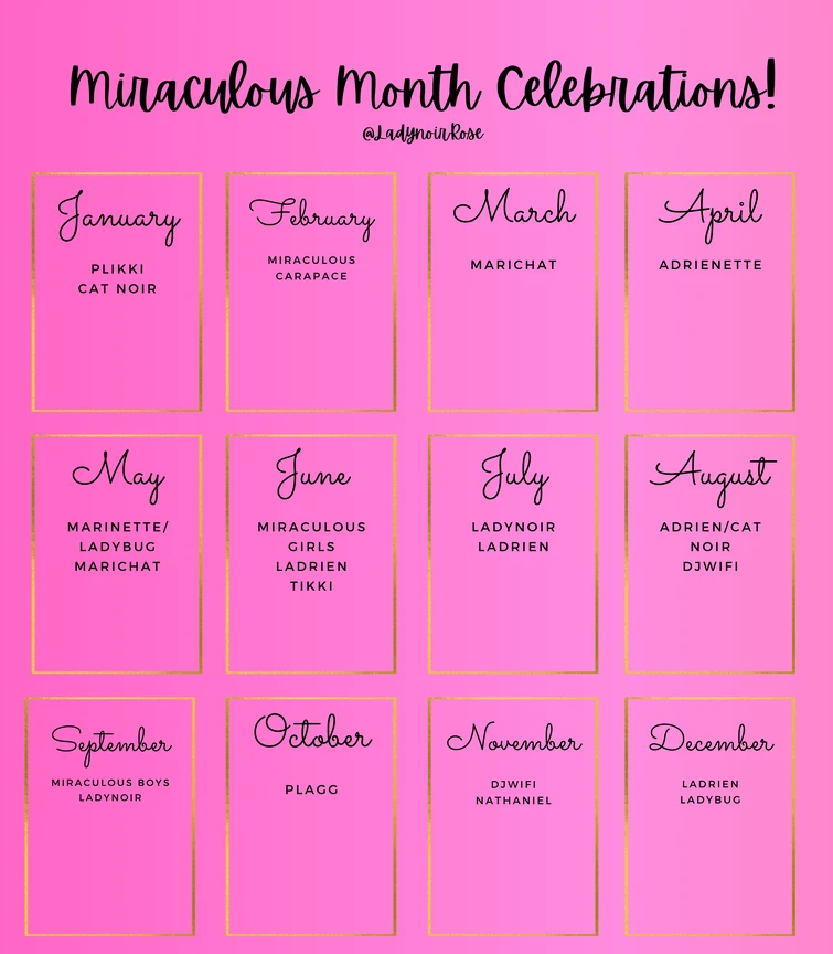 I made the calendar! | Fandom