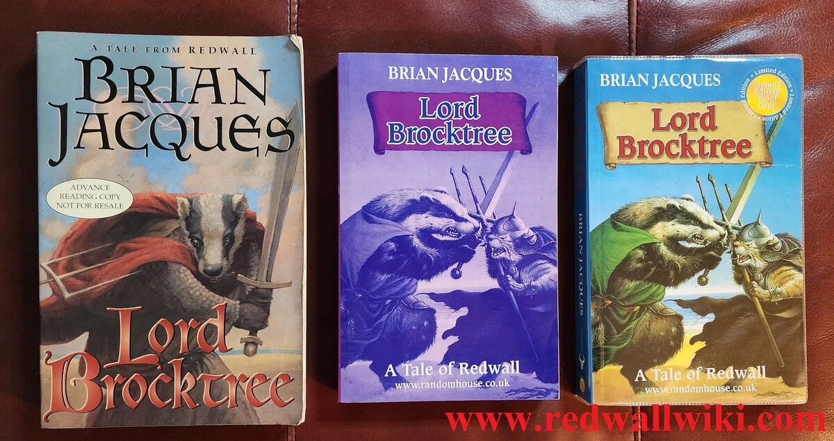 Redwall Collectors Community: The Lord Brocktree ARCs | Fandom