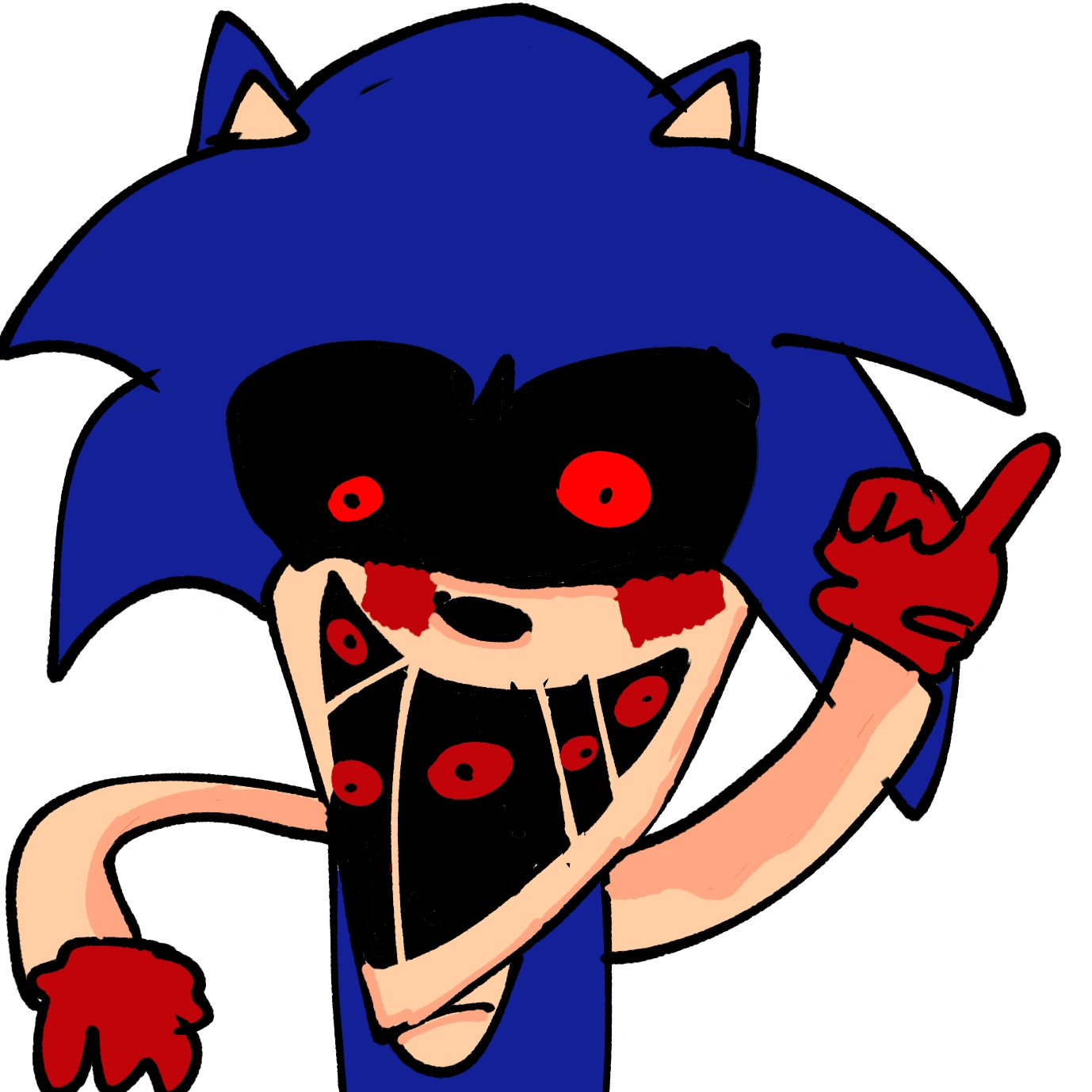 Concept of a jump scare mid song. (Inspired by you can't run down pose ...