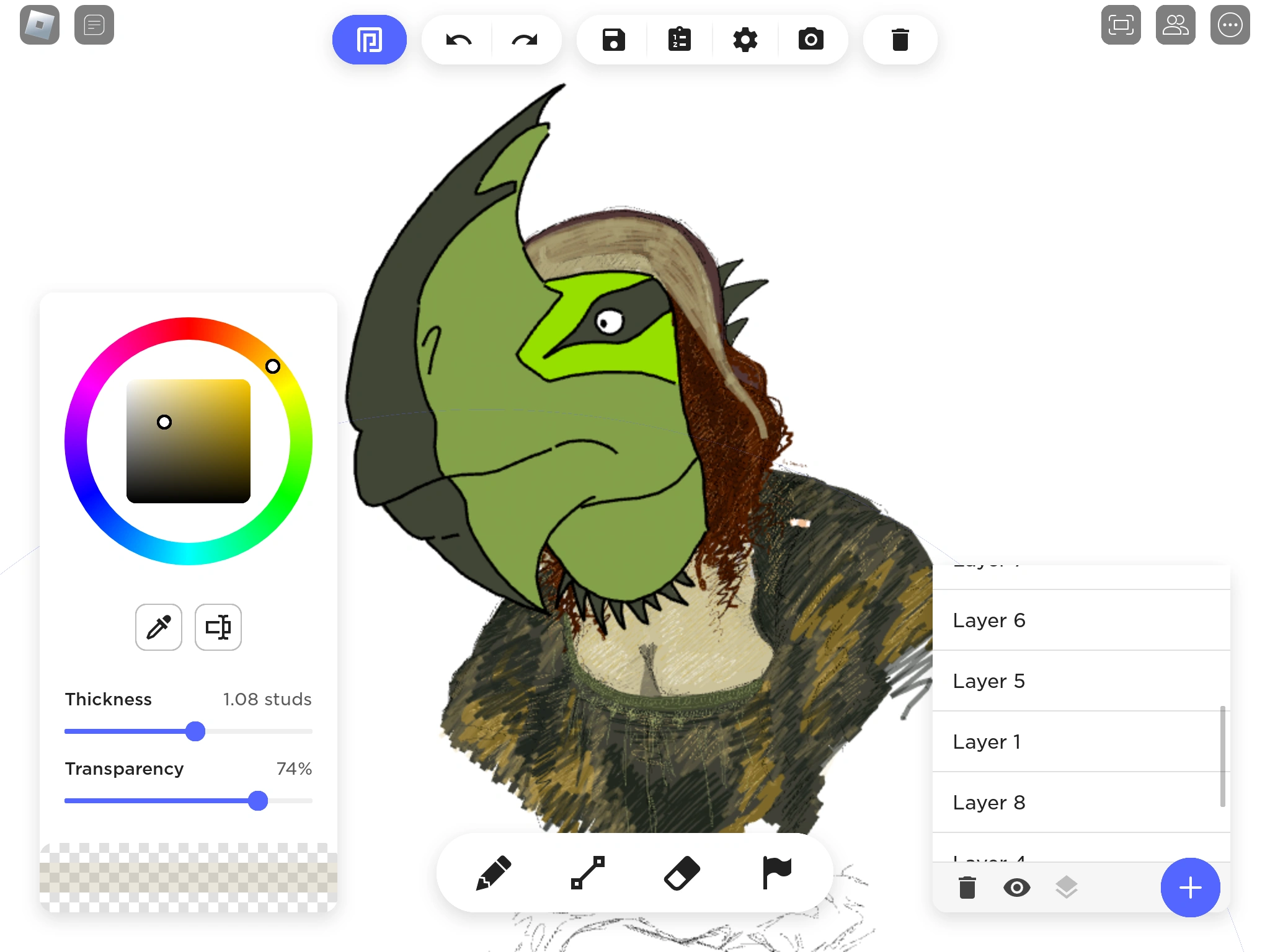 Procreate? ibisPaint? NAH REAL ARTISTS USE FREE DRAW 2 ON ROBLOX 💪🔥😎💯💪 ...