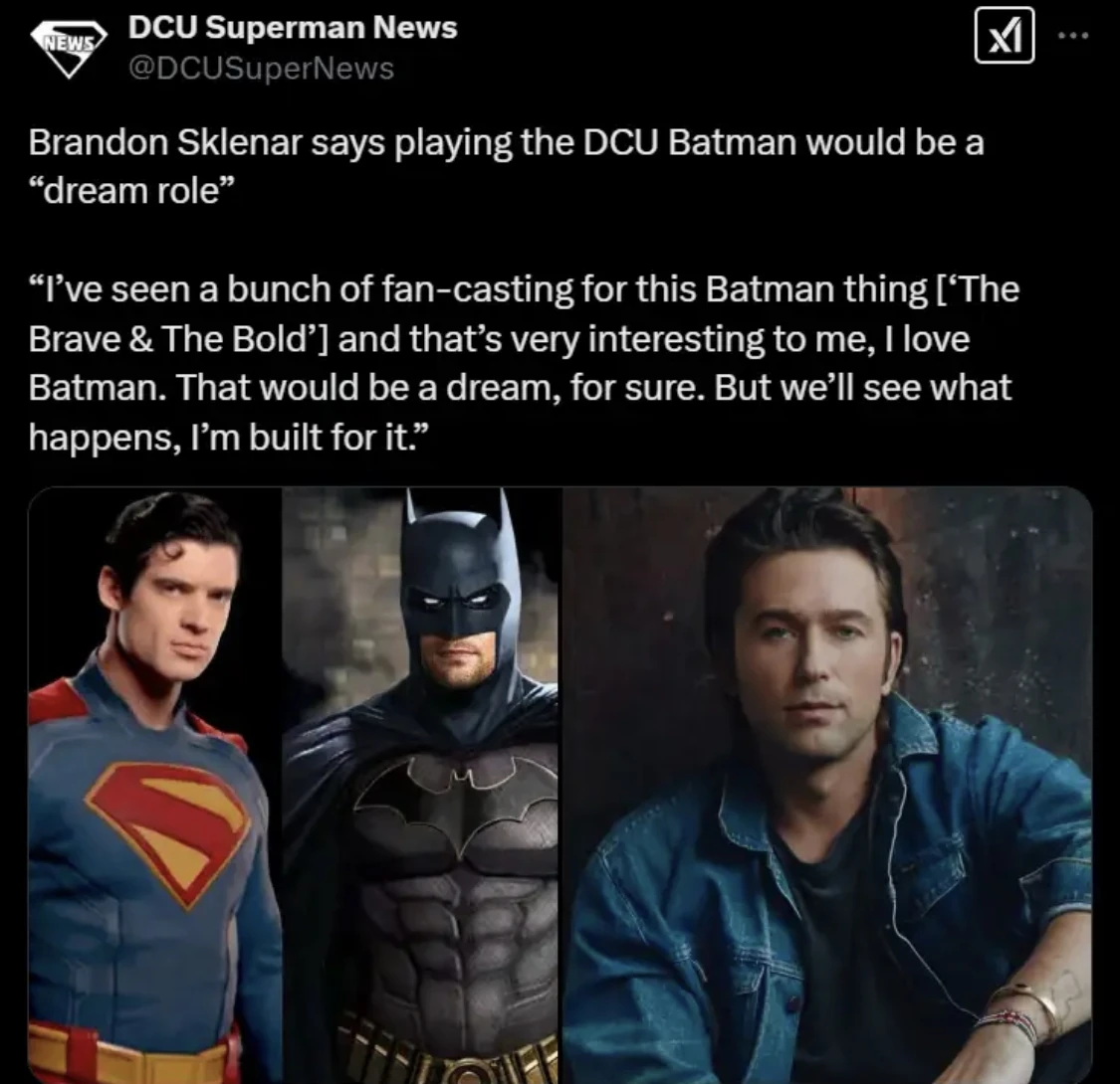 Brandon Sklenar has expressed interest again in playing Batman | Fandom