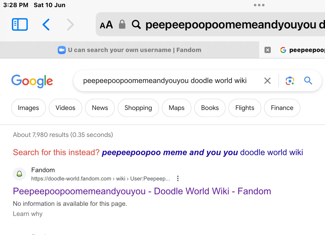 U can search your own username | Fandom