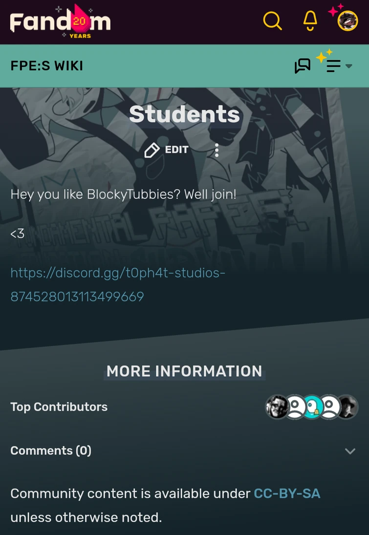 Discuss Everything About FPE:S Wiki | Fandom