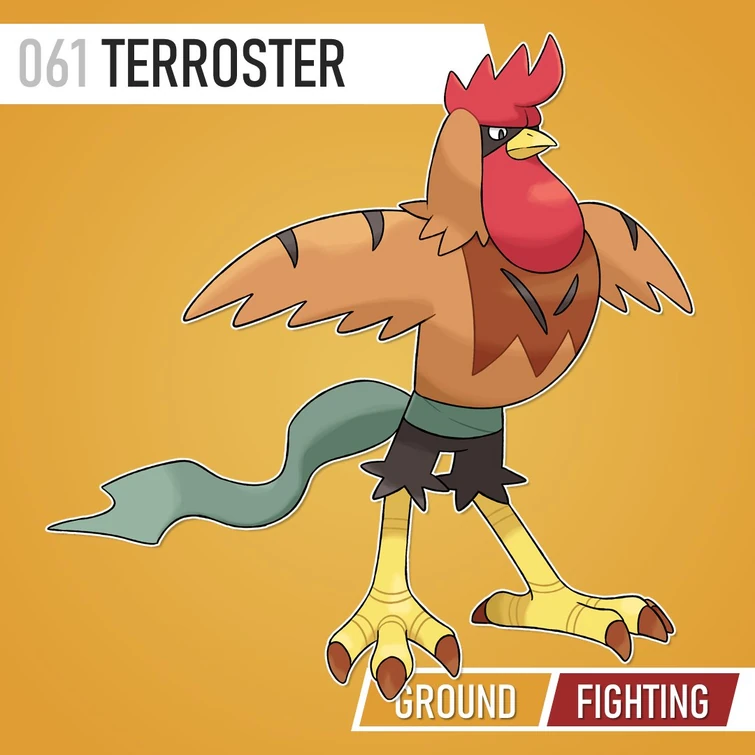 Terroster (Rooster Pokémon) | Fandom