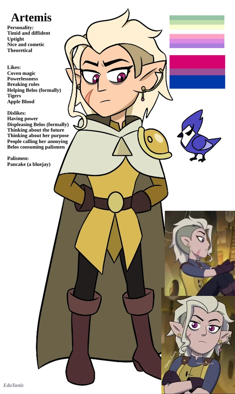 Meet my gender-bent AU of hunter | Artemis | Fandom