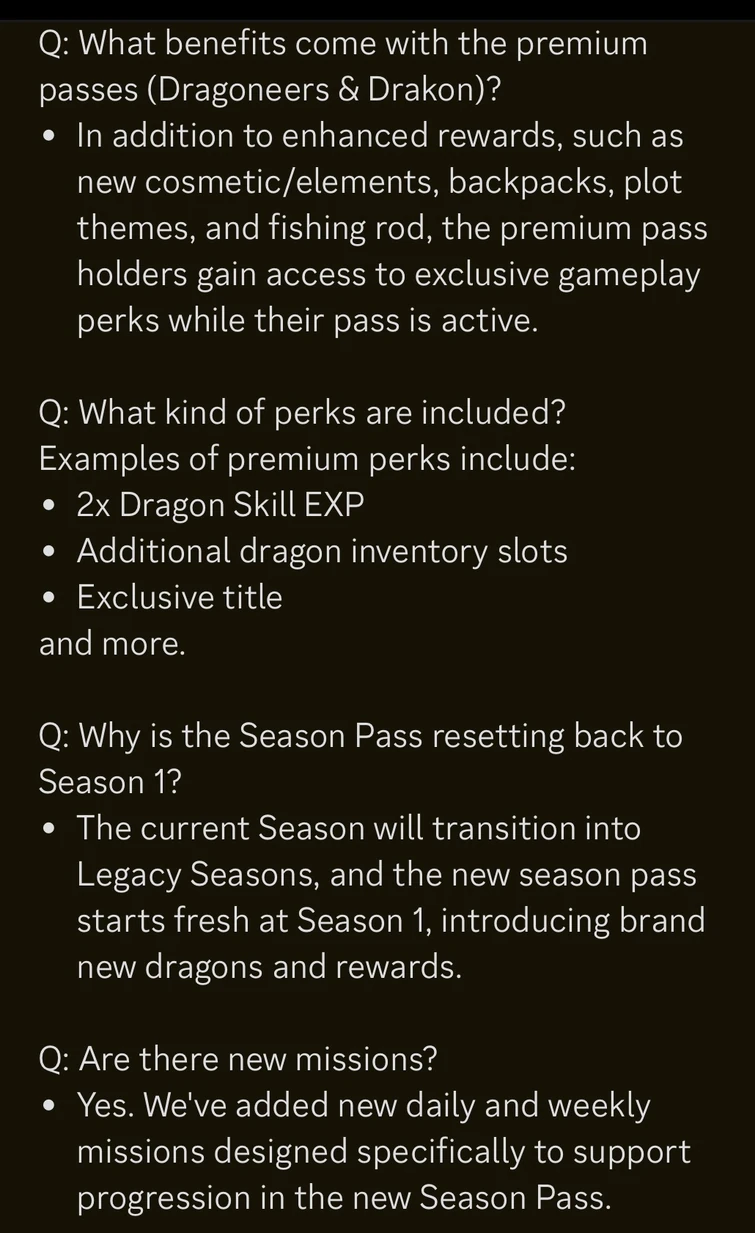 New info about the new season pass thing (press pics to view completely ...