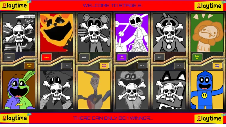 CONGRATULATIONS TO THE POPPY PLAYTIME OC TOURNAMENT STAGE 1 SURVIVORS ...