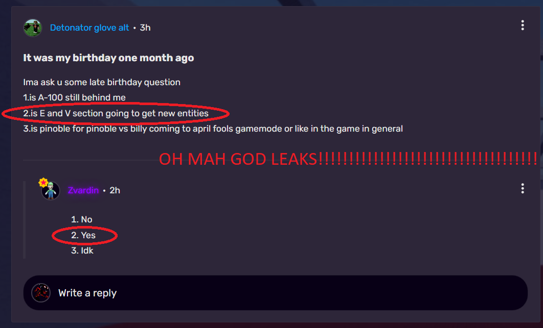 LEAKS?!?!?! | Fandom