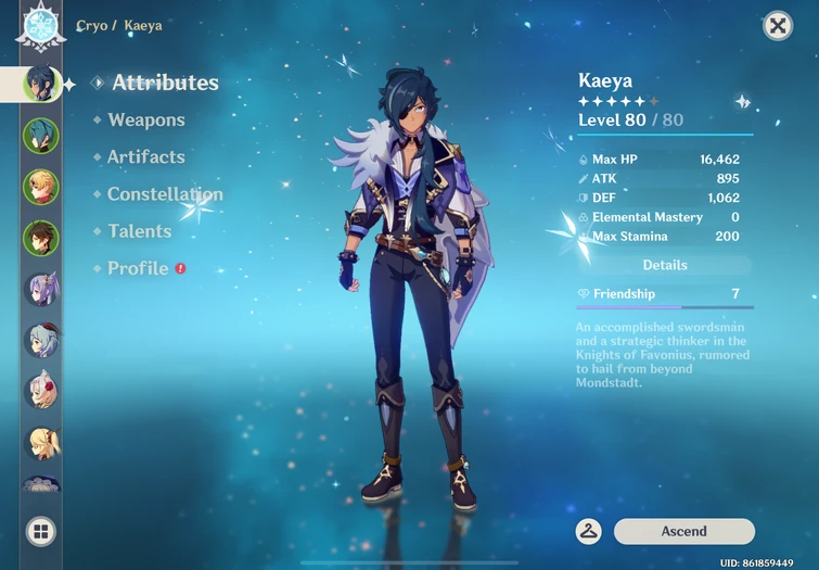 Just 1 More Phase And I Am Finished Building Kaeya | Fandom