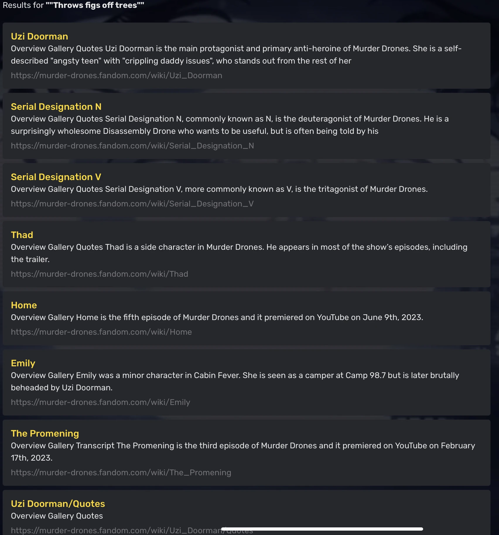 Lmao Uzi throws figs off trees 😂🌳 | Fandom