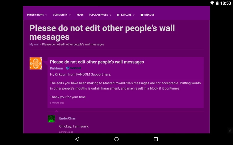 FANDOM want us to stop editing comments | Fandom