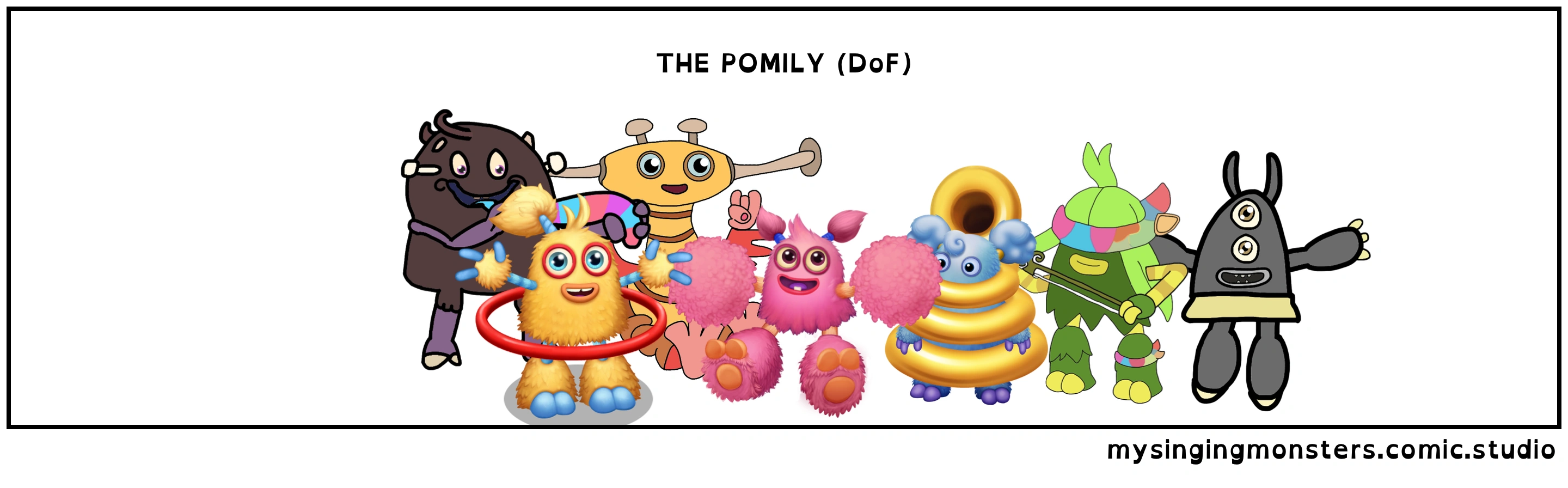 (UNOFFICIAL AND FANMADE) Pomily DoF Group Photo | Fandom