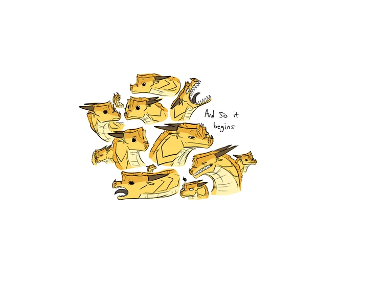 Day 13 of drawing Qibli until the Darkness of Dragons GN comes out | Fandom
