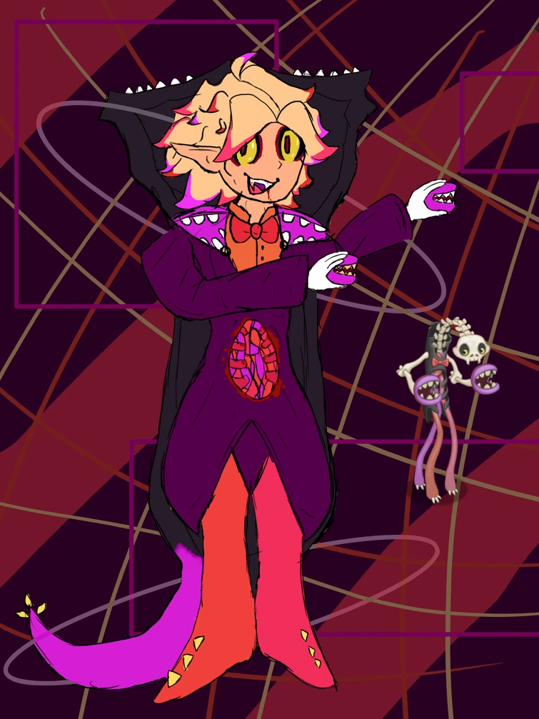 the clacking dracula skeleton from my shitting monsters but human | Fandom