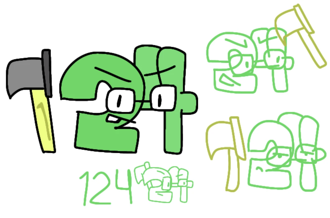 Number Lore 124 sketch | Fandom