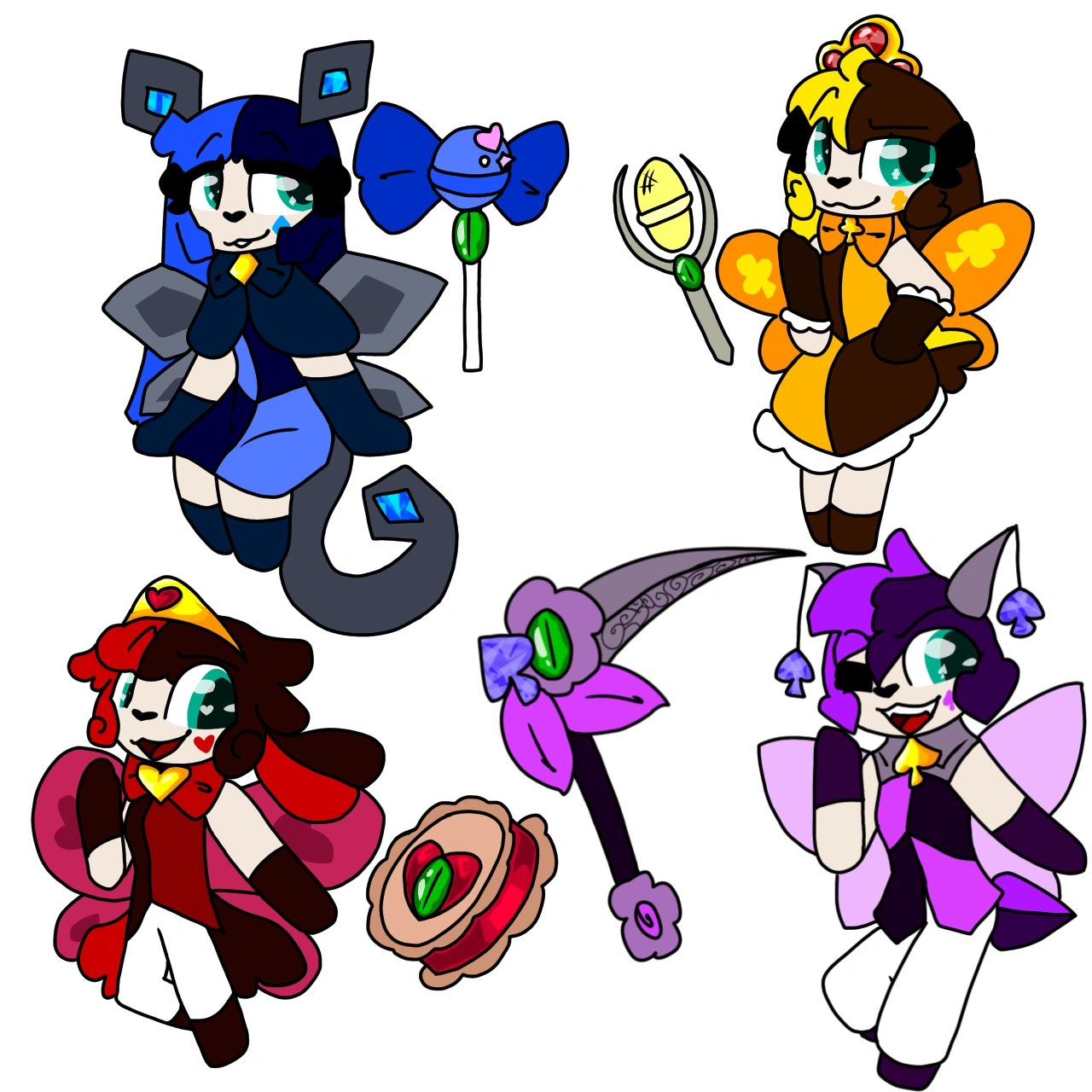 The four Cards shadow reveal | Fandom