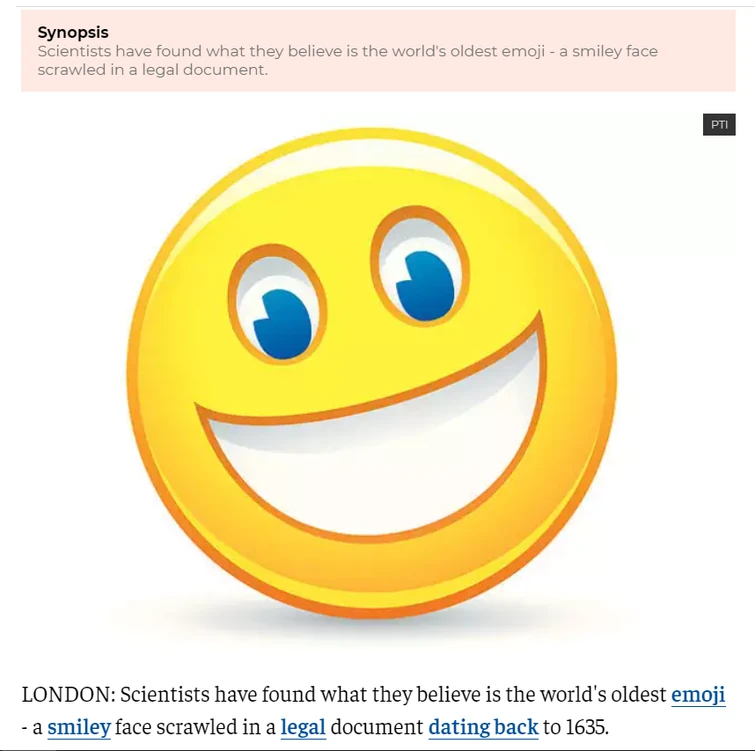 the worlds oldest emoji | Fandom