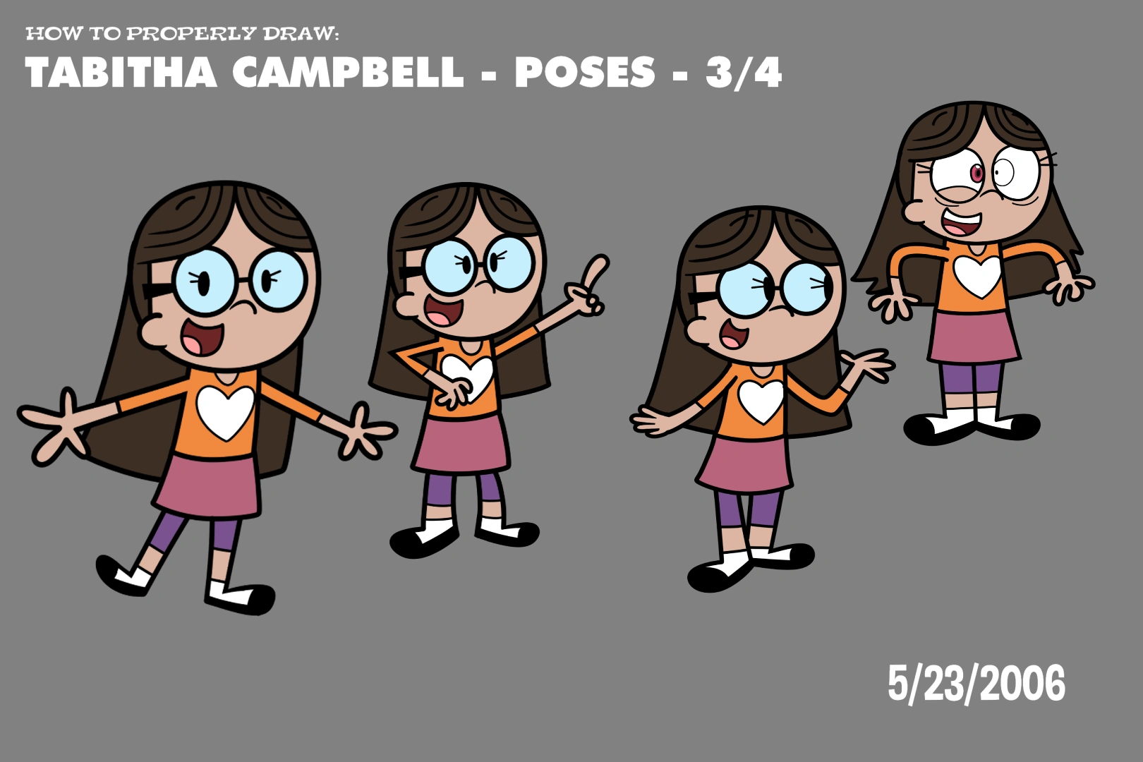 Another model sheet for Tabitha (2006) | Fandom