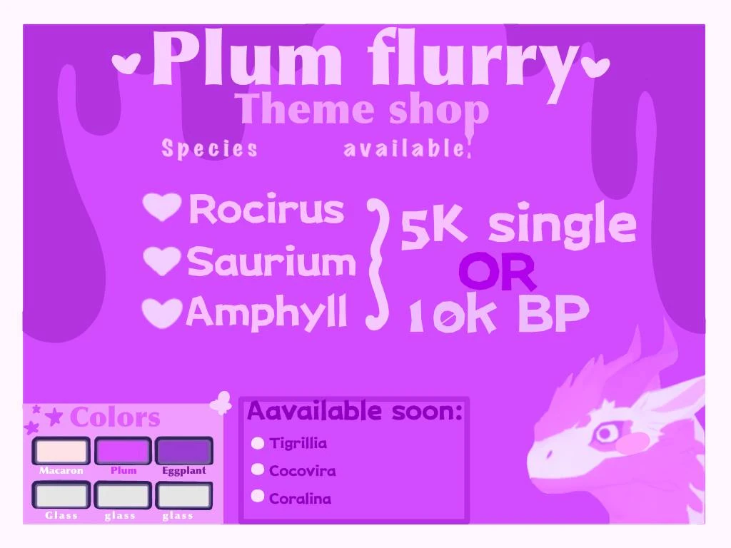 +Plum Flurry Theme Shop!+ | Fandom
