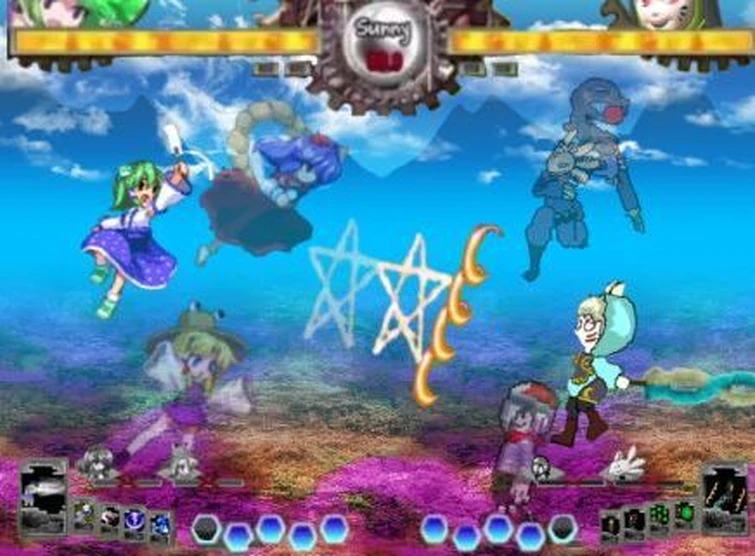 Melony Melone vs Sanae Kochiya (SMG4 vs Touhou Project) Sprite ...