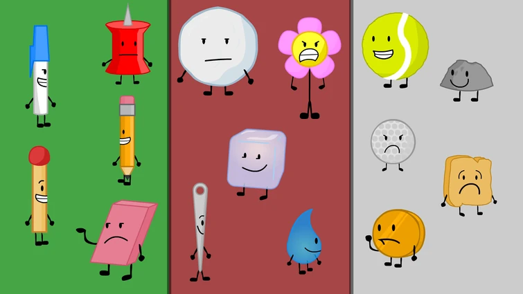 BFDI but its only the characters in my files 1 | Fandom