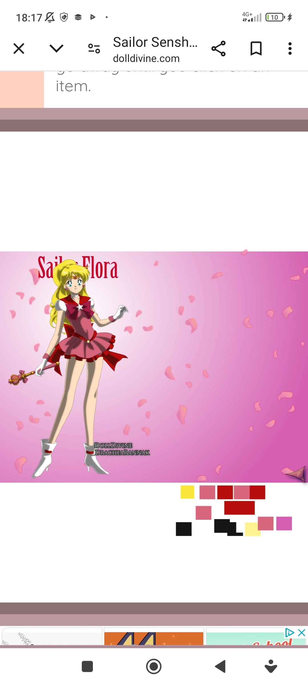 I made Cure Flora in Sailor Senshi Maker first version! | Fandom