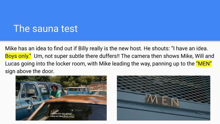 BYLER PROOF SLIDES ANALYZED BY A MIKE WHEELER AND MILEVEN LOVER | Fandom