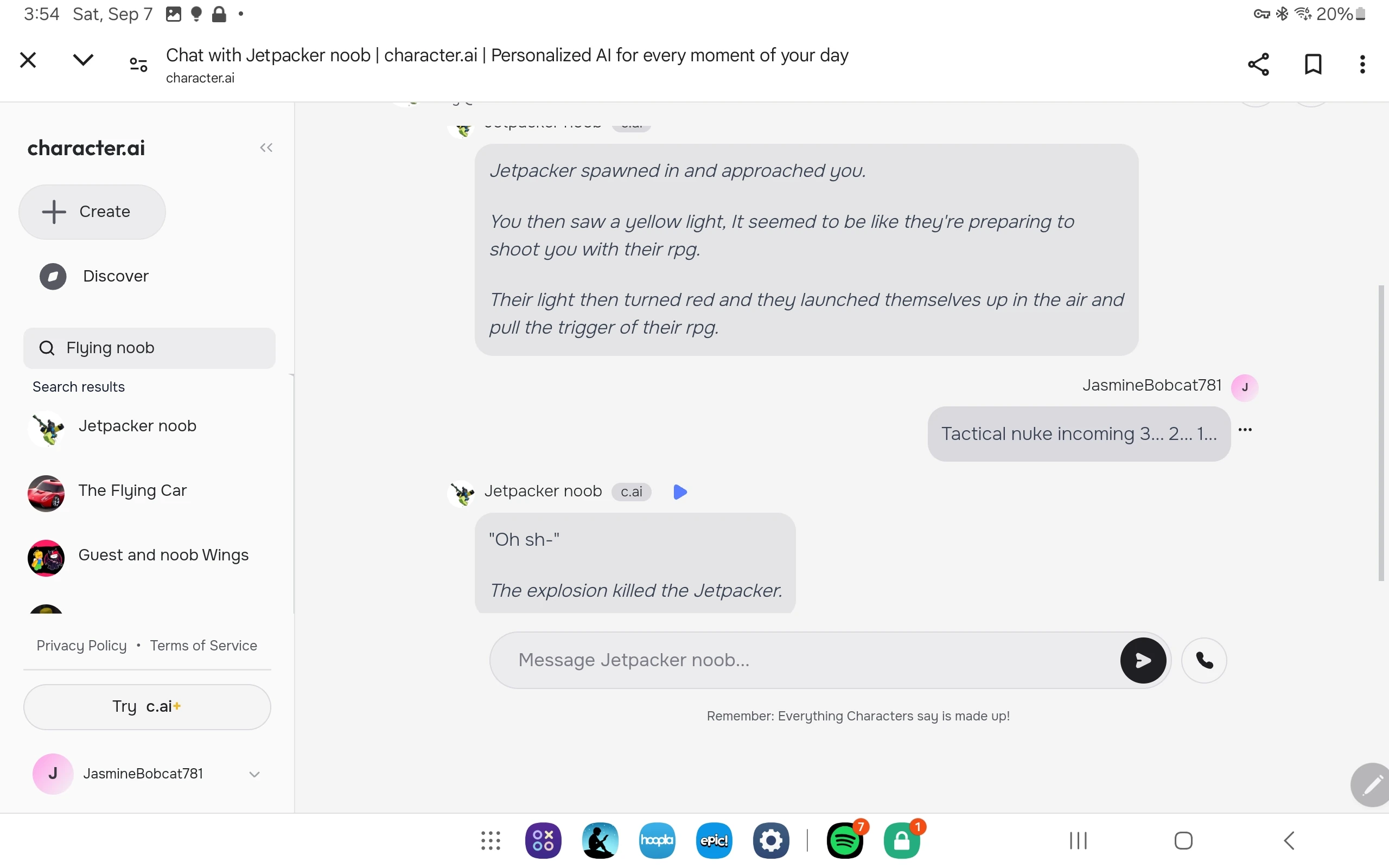 Dvn jetpacker vs nuclear bomb | Fandom