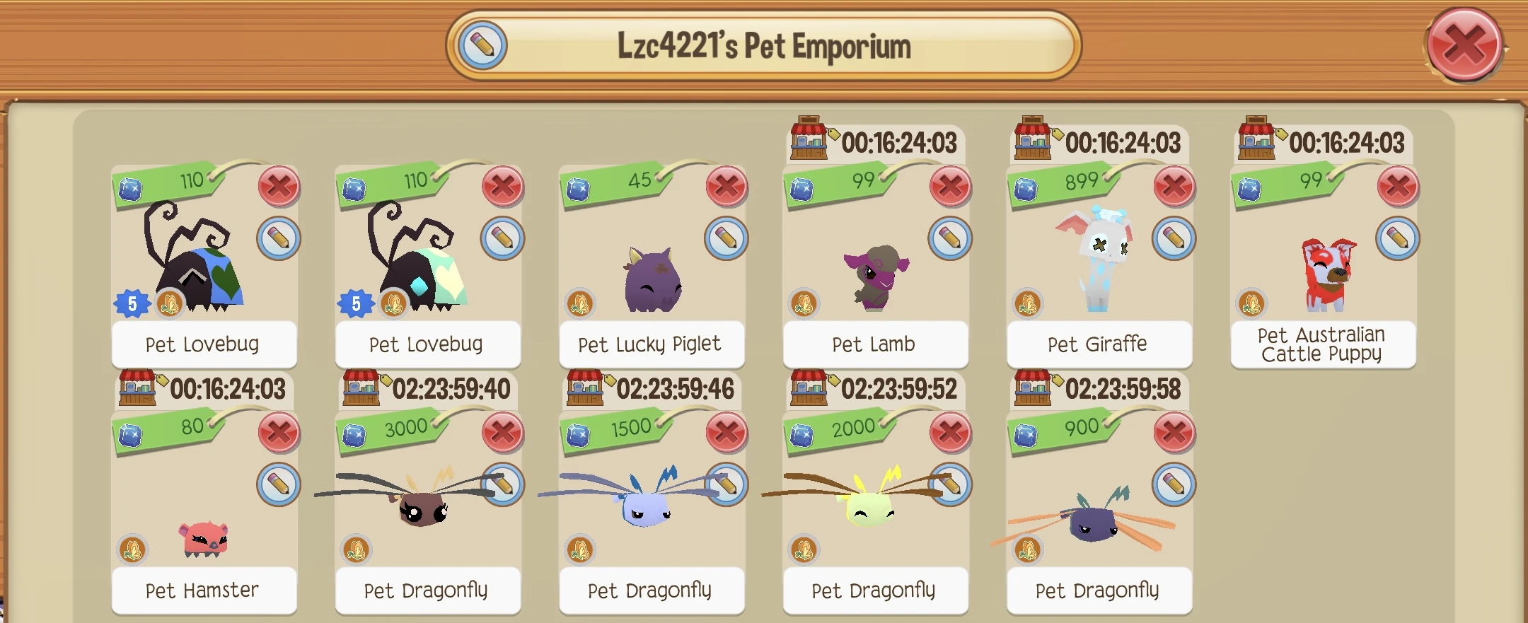 are these good prices for my pet dragonflies? | Fandom