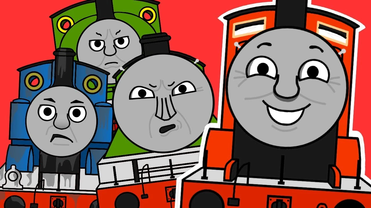 James and the Trouble with Trees but animated by Shiny Red Engine | Fandom